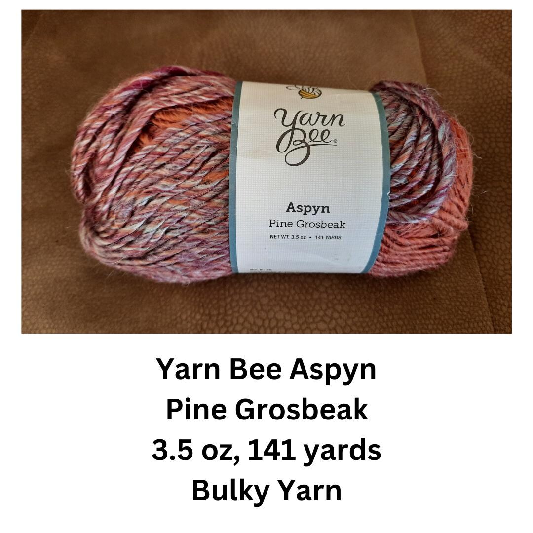 Yarn Bee Aspyn in Pine Grosbeak, 3.5 Oz Skein, 141 Yards. Gorgeous ...