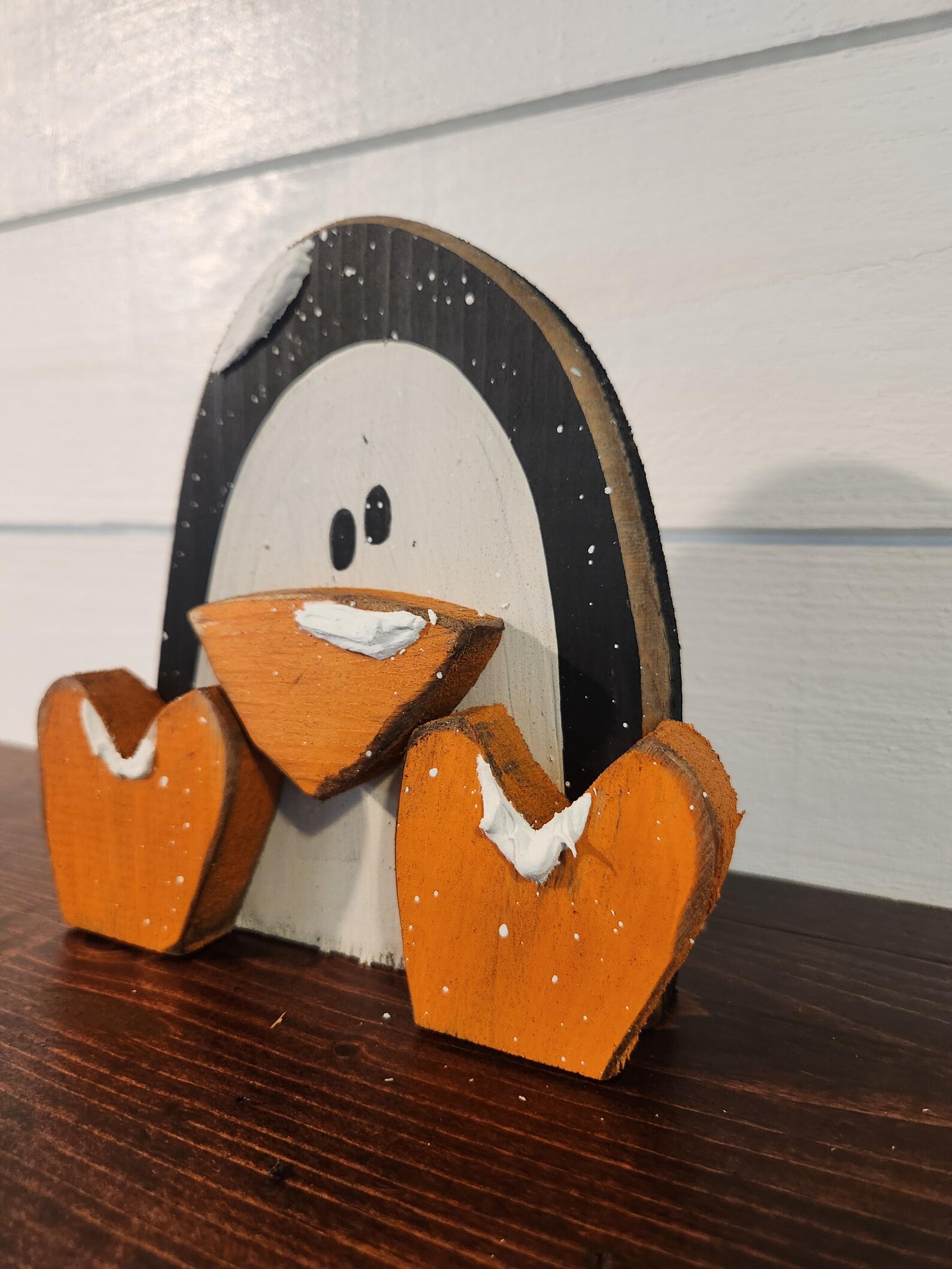 Wooden Christmas Penguin Shelf Sitter - Etsy