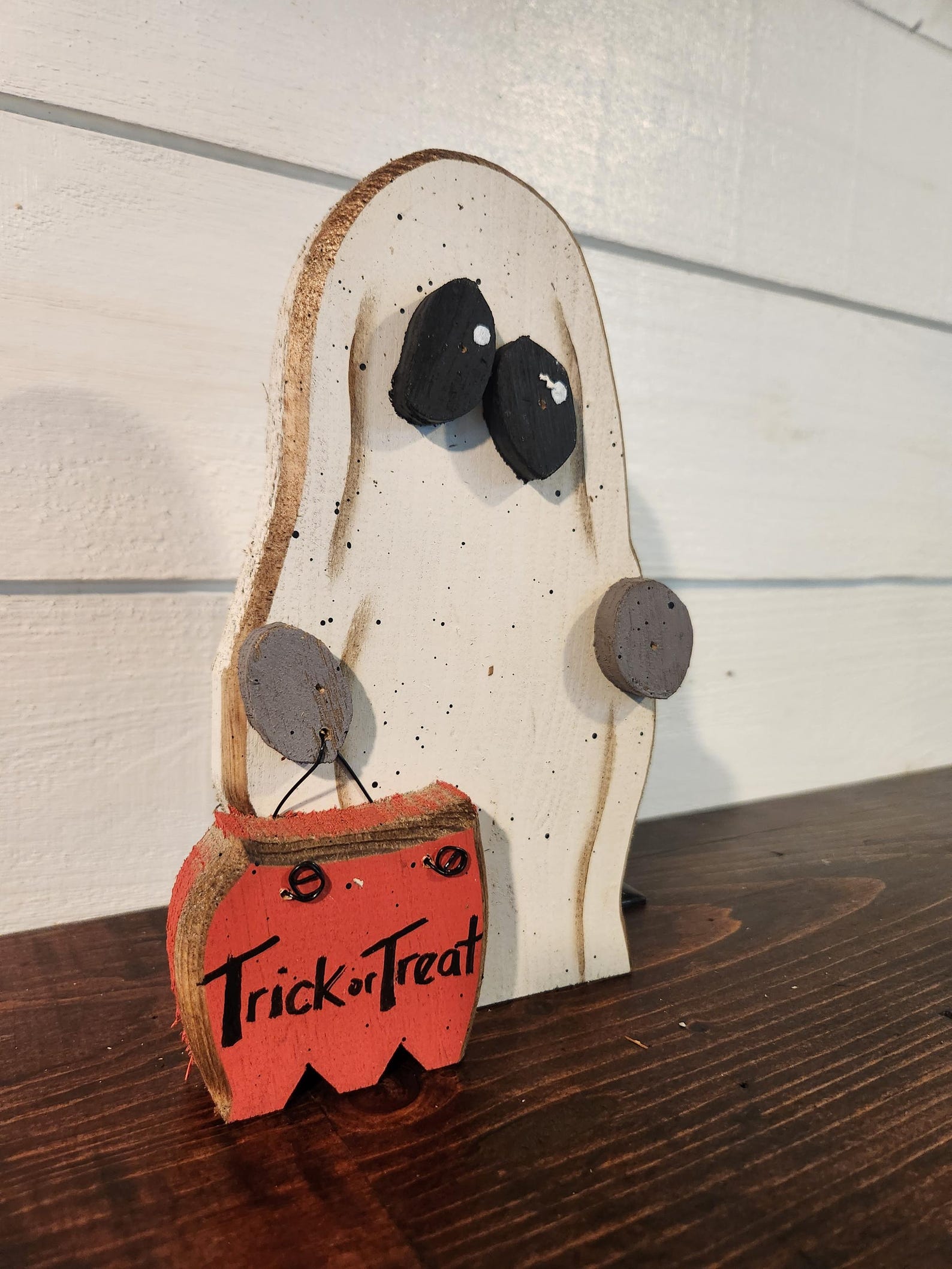 Handmade Wooden Halloween Ghost Shelf Sitter - Etsy