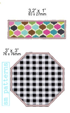 Machine Embroidery Design - Applique Shapes Pack 4 - Etsy