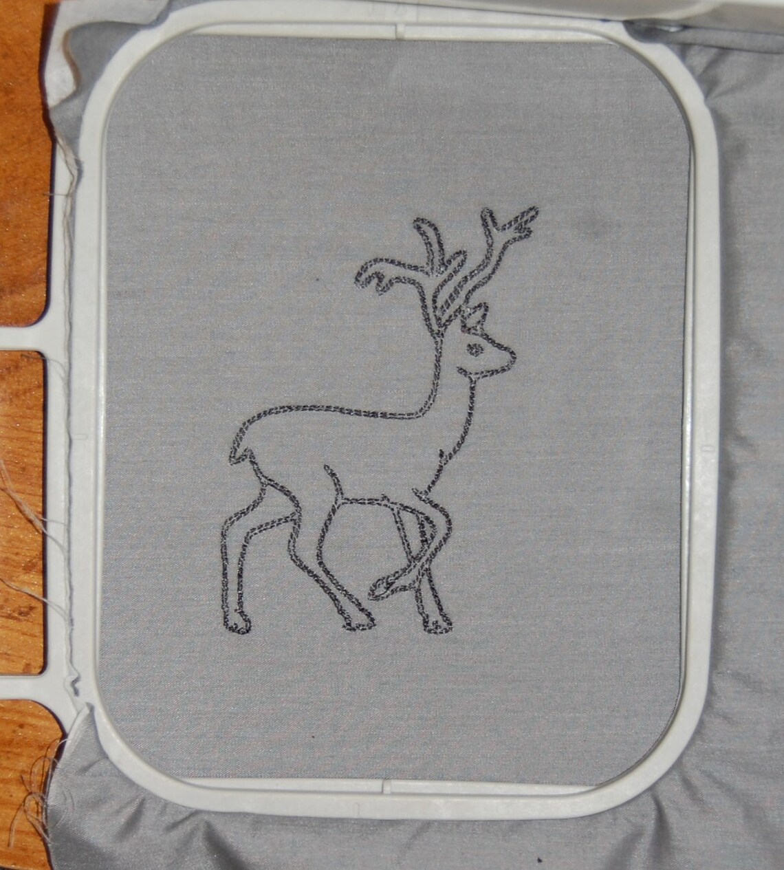 Machine Embroidery Design - Deer Outline - Immediate Download - Etsy