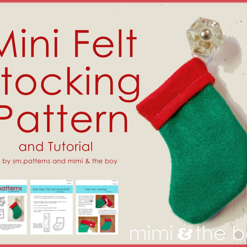 Felt Stocking Pattern - Etsy
