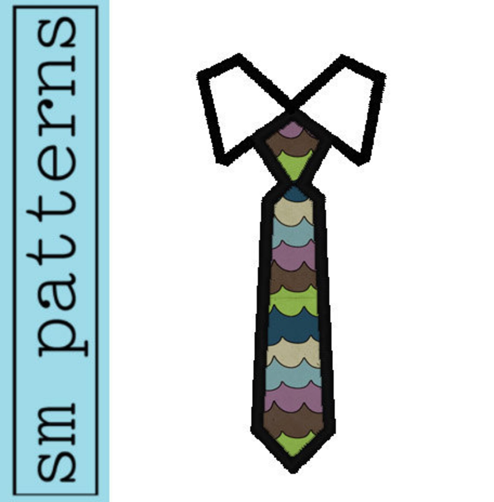 Machine Embroidery Design - Small Long Tie and Bow Tie Pack - Etsy