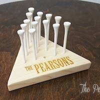 Triangle Peg Solitaire Game, Solid Walnut, Wooden Pegs (one Game ...