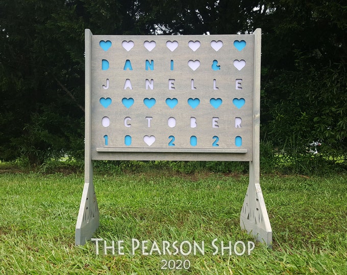 GIANT Connect 4 Yard Game - Etsy