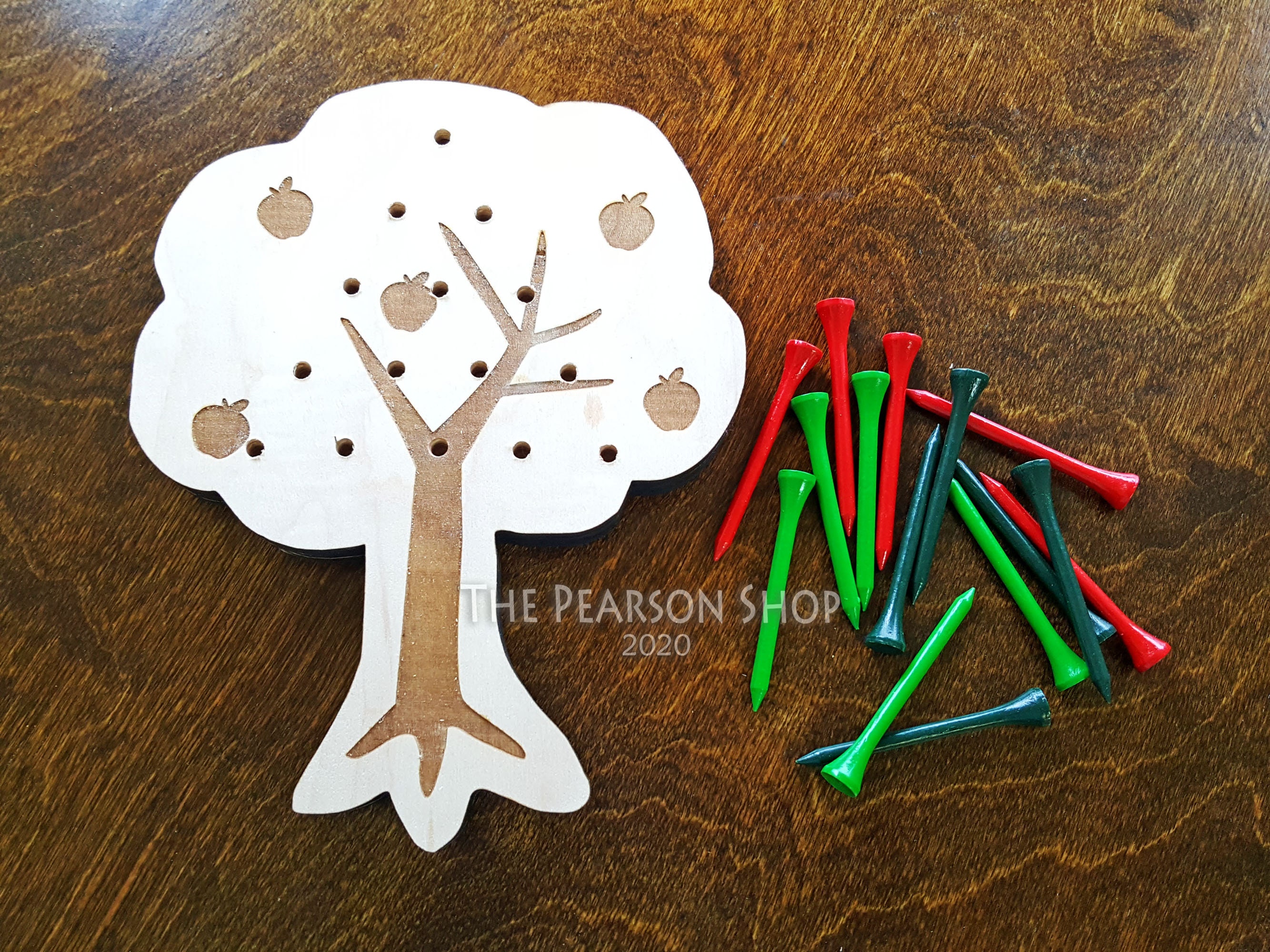 NEW Apple Tree Peg Game | Etsy