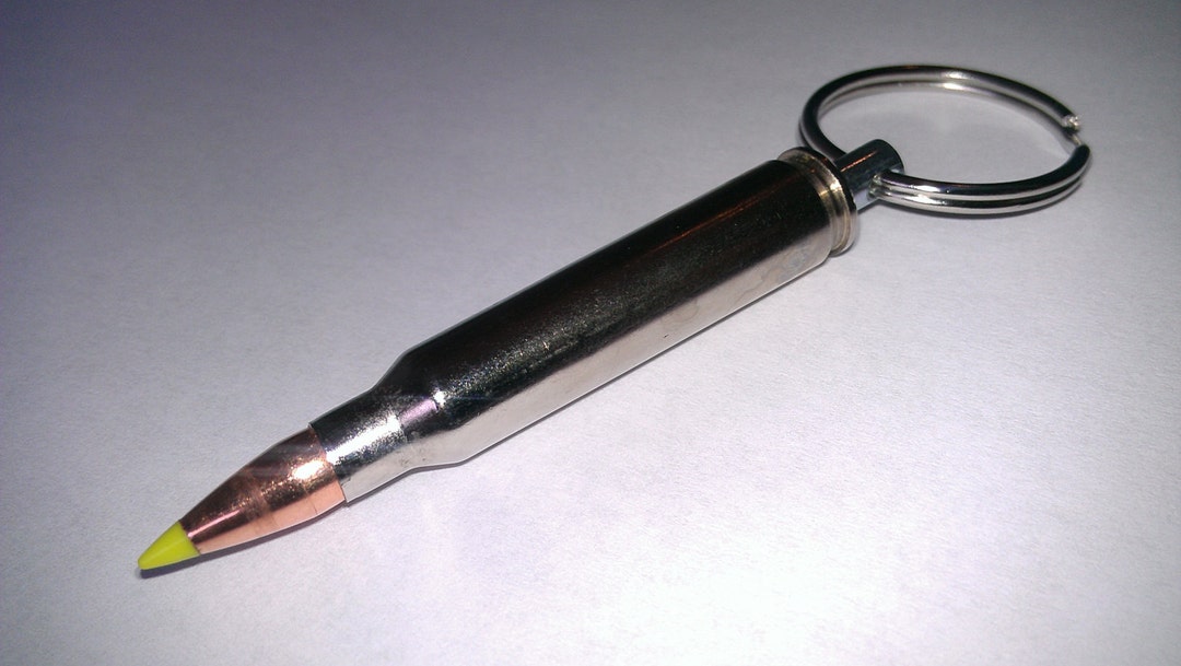 Replica .223 Remington 5.56mm Bullet Keychain With Hornady ZOMBIE Max ...