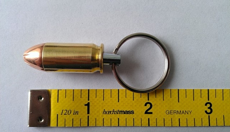 Replica .45 ACP Bullet Keychain With Hornady ZOMBIE Max Bullet | Etsy