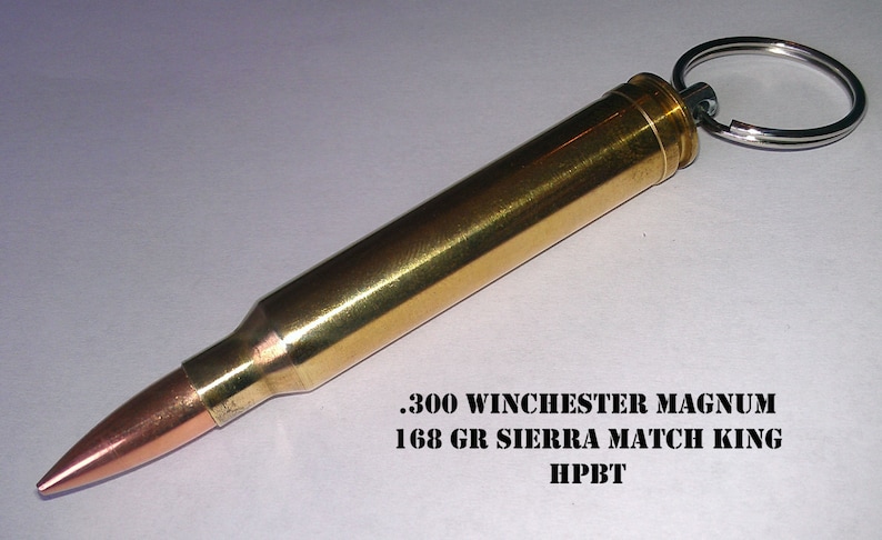 Replica .300 Winchester Magnum Bullet Keychain With Sierra - Etsy