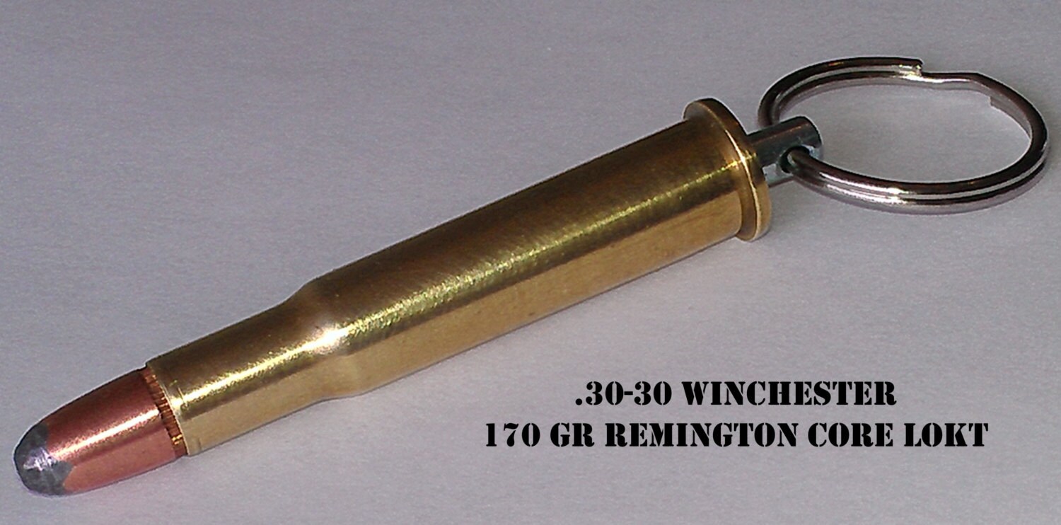 Replica .30-30 Winchester Bullet Keychain with Remington | Etsy