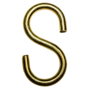 Standard Brass S-hook Utility & Plant Hook Kitchen Storage - Etsy