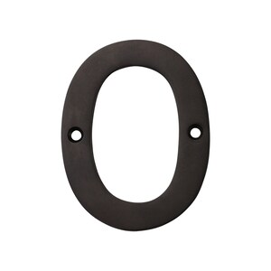 Modern 3 Inch Brass House Number for Address Plaque, Mailbox, and Metal ...