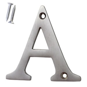 Modern 3 Inch Brass House Letter for Address Plaque Mailbox - Etsy