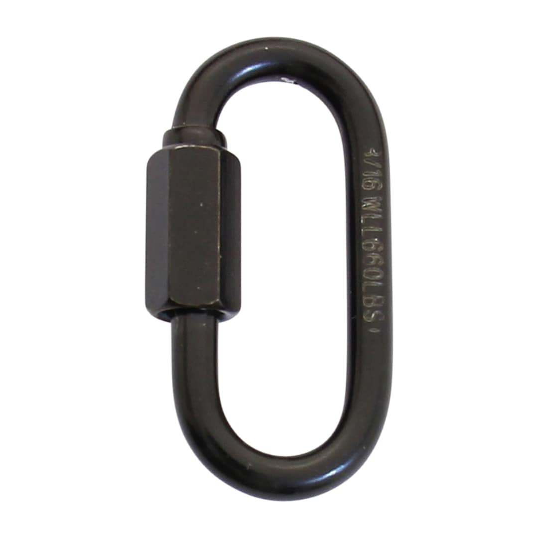 Threaded Steel Quick Link Chain Connector 2 Pack Black Finish RCH ...