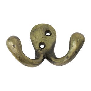 Decorative 1.3 Inch Iron Droplet Wall Hook for Hats, Coats, and Robes (2 Pack) - HK-IR8388-33 ...