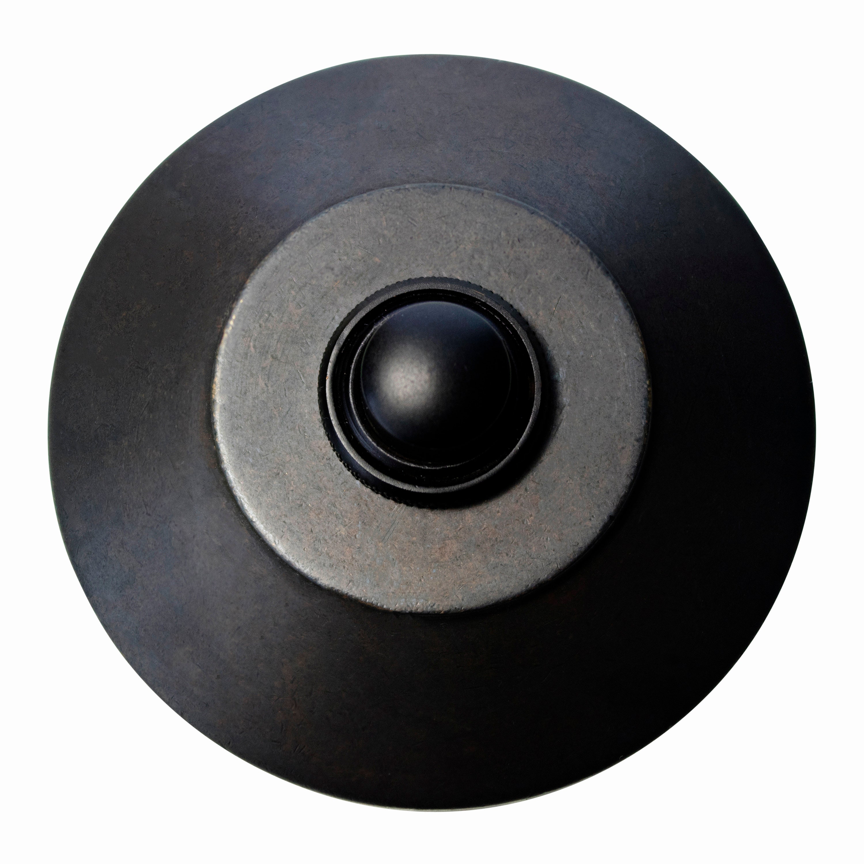 Modern Industrial Hand Finished Round Brass Door Bell Push in Various ...
