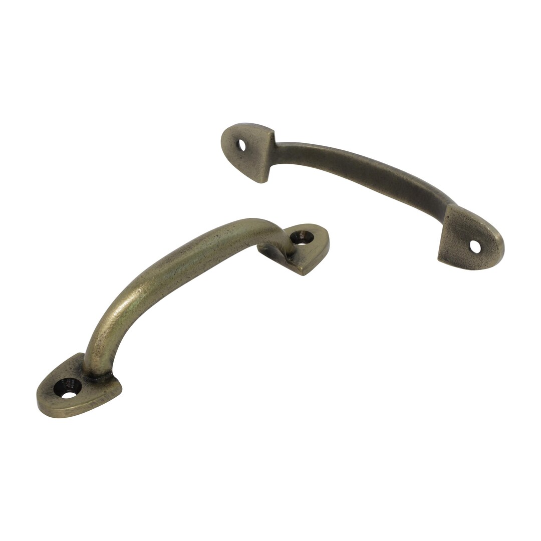 Traditional D Shaped Iron Handle Pull for Drawers and Cabinets (2 Pack ...