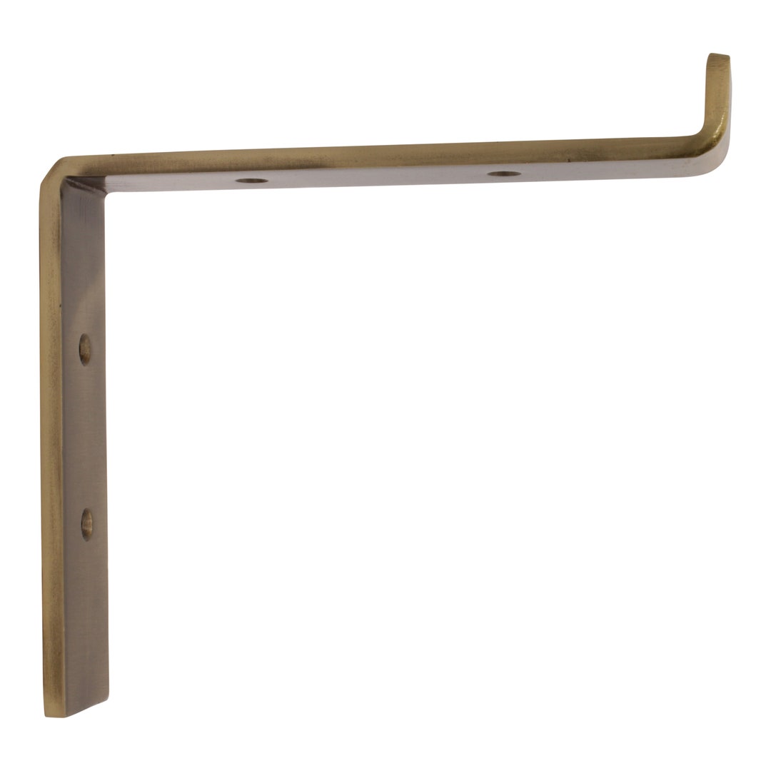 Modern Floating Iron Z Heavy Duty Shelf Bracket 3 Sizes (2 Pack) - BK ...