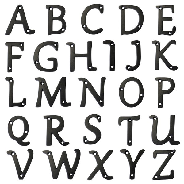 Small Metal Letters - Etsy