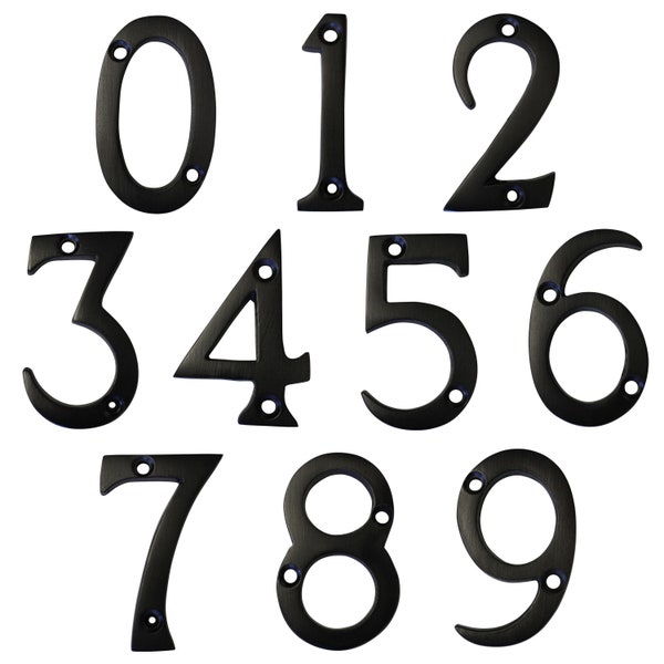 Small Metal Numbers - Etsy