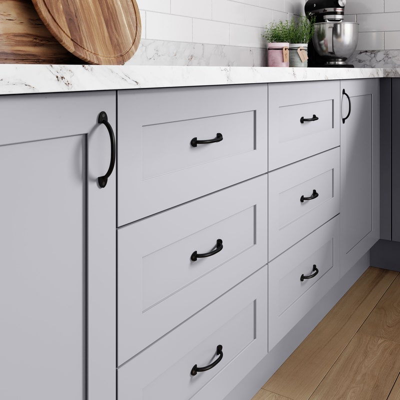 Black Cabinet Hardware - Etsy