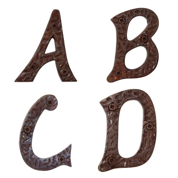 Cast Iron Metal Letters - Etsy