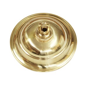 Traditional Brass Ceiling Canopy for Chandeliers and Lighting Fixtures ...