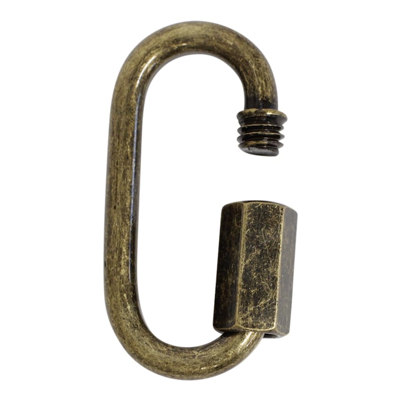 Threaded Screw Lock Steel Quicklink Chain Connector (2 Pack) - Various ...