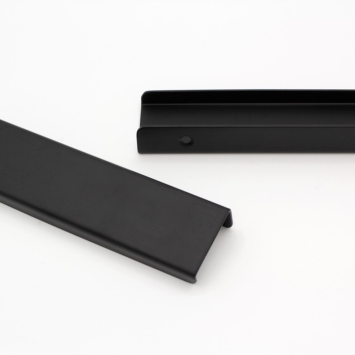 Modern Industrial Flat Stainless Steel Finger Edge Pull for Drawers and ...