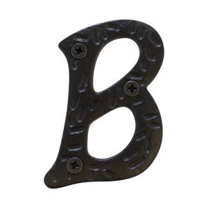 Rustic Country 3 Inch Iron House Letter for Address Plaque - Etsy