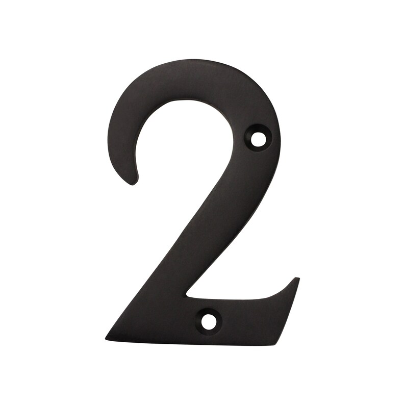Modern 3 Inch Brass House Number for Address Plaque Mailbox - Etsy
