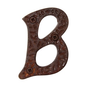 Rustic Country 3 Inch Iron House Letter for Address Plaque - Etsy