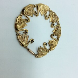 8 Swans a Swimming Salesman Sample by Sterling With a Gold Wash and ...