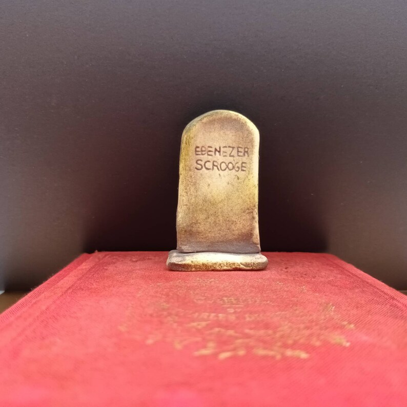 Ebenezer Scrooge Gravestone Statue A Christmas Carol Grave - Etsy