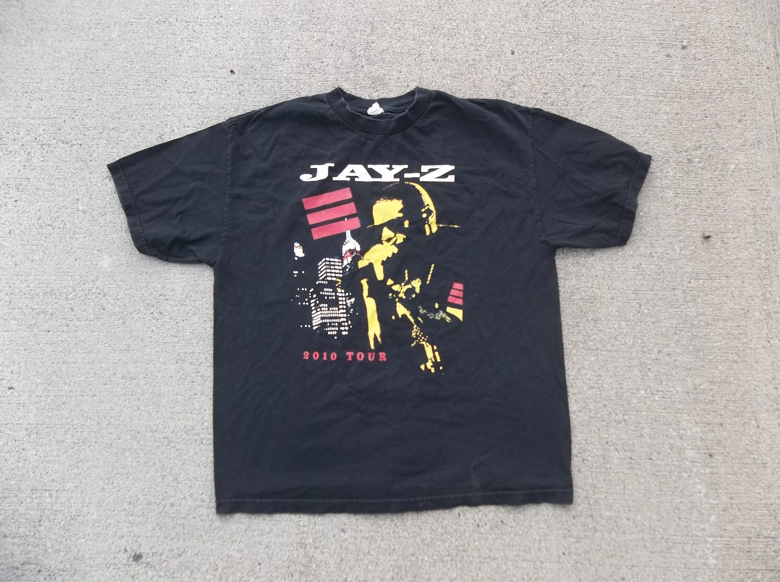 Jay Z T-shirt 2000s XL Hip Hop Rap Distressed Grunge Skater Surf Hike ...
