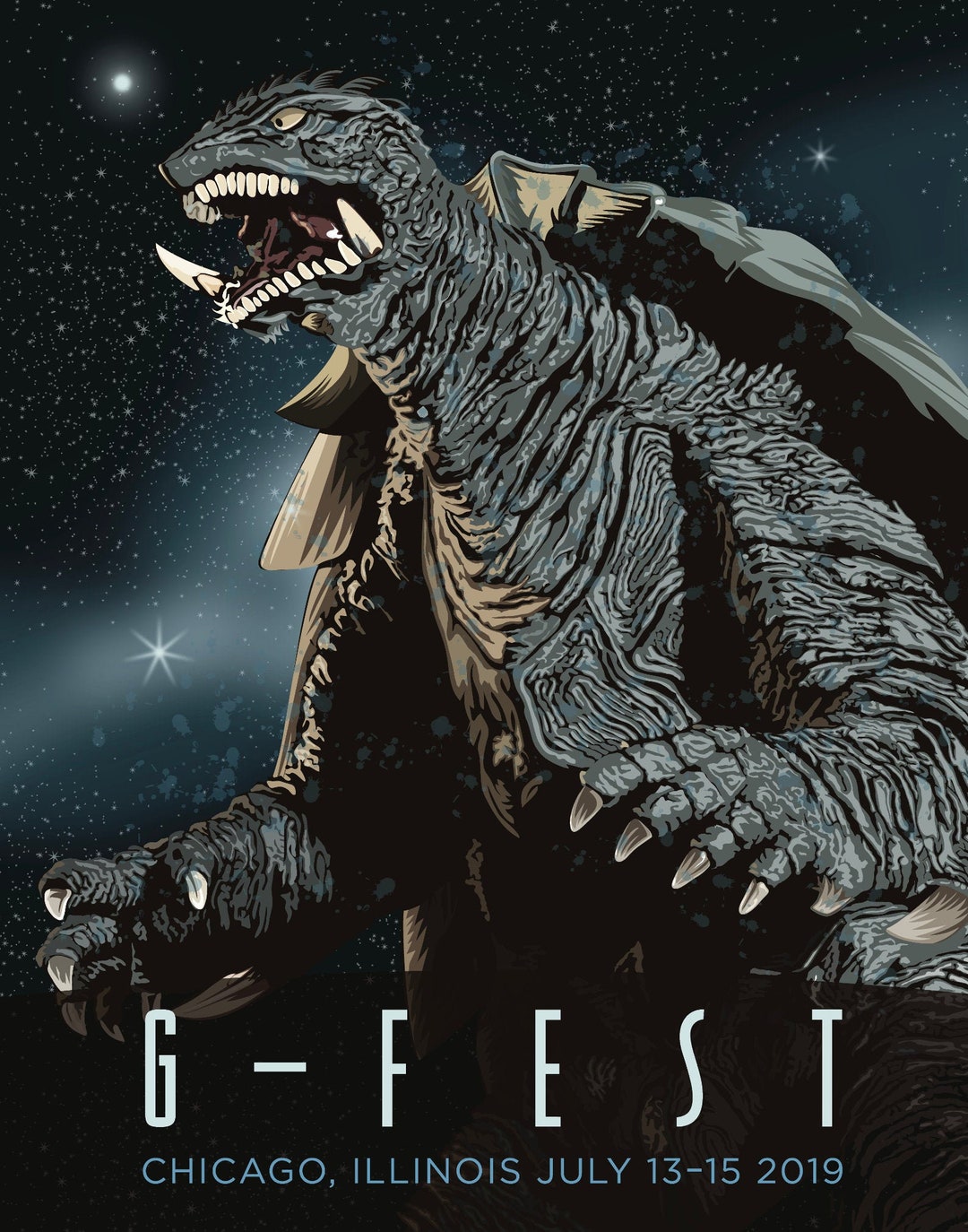 Gamera Gfest Poster - Etsy
