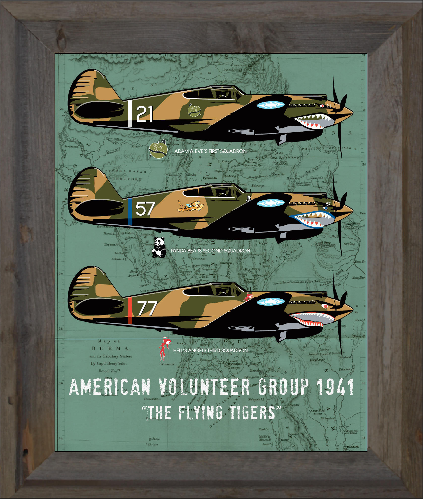 American Volunteer Group Squadrons - Etsy