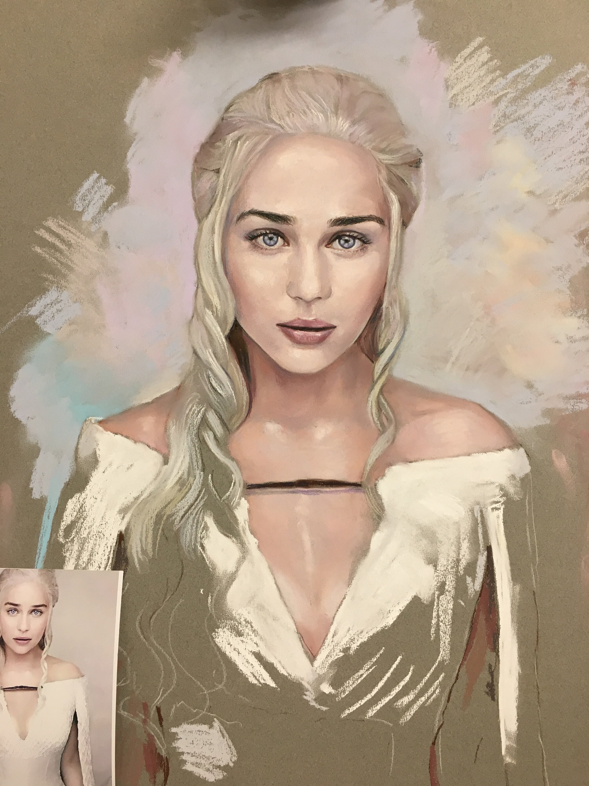 Daenerys Targaryen Portrait Print, Game of Thrones Wall Art - Etsy