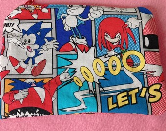 Sonic the Hedgehog Pouch - Etsy