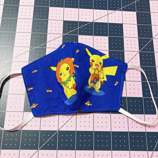Pikachu Face Mask - Etsy