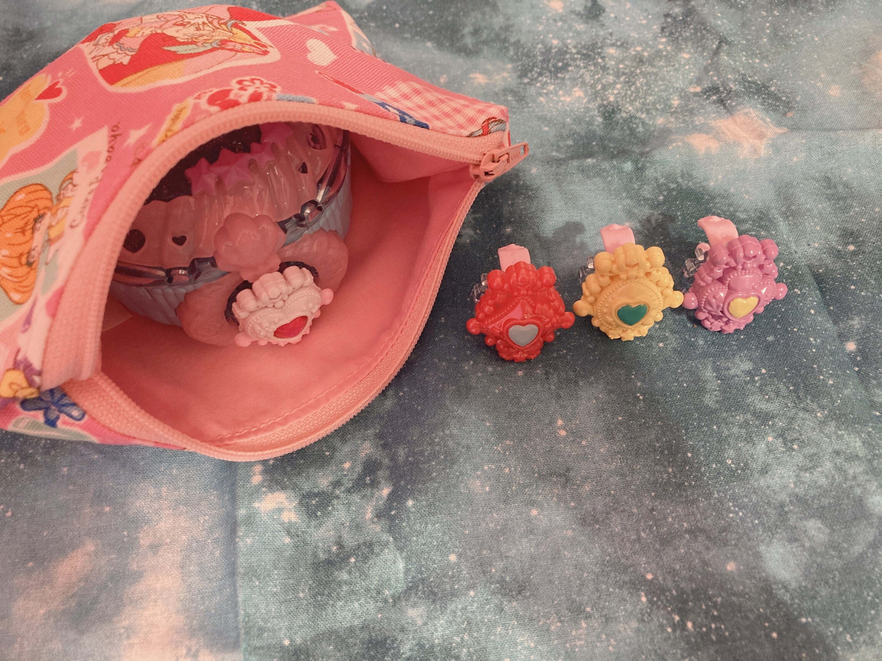 FINAL SALE Tropical Rouge Precure Zipper Pouch - Etsy