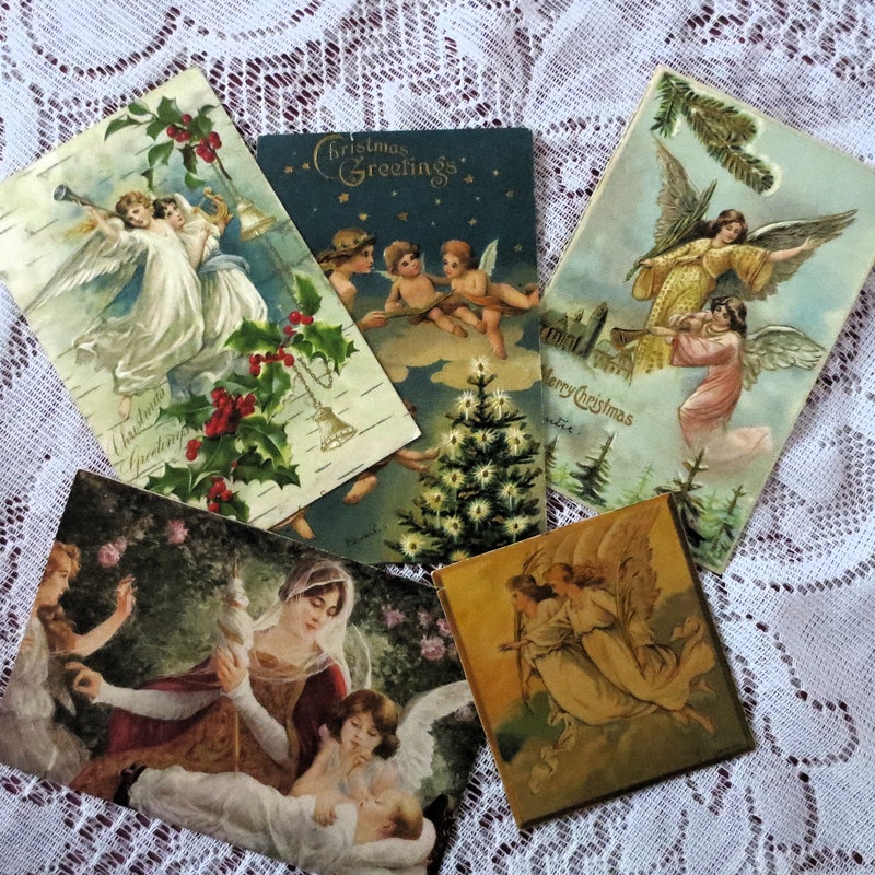 Angel Postcard - Etsy