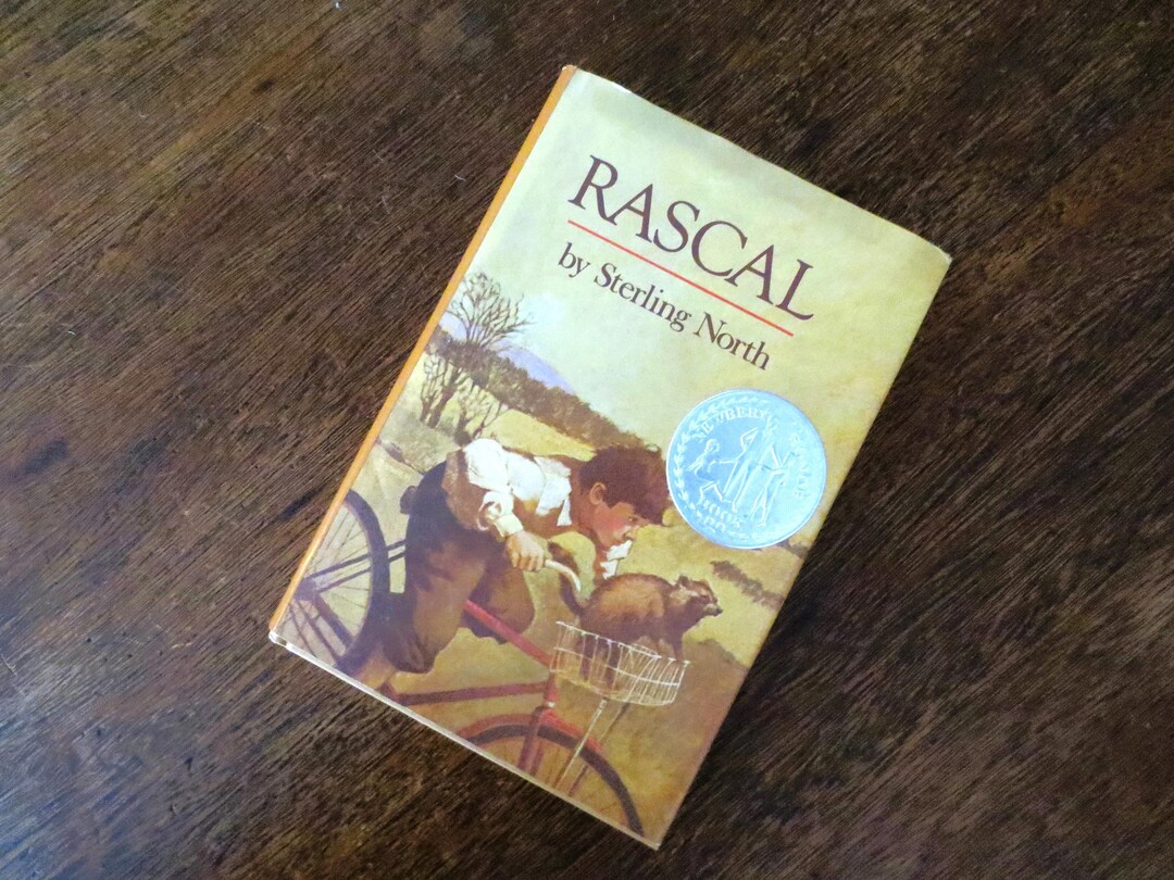 1963 RASCAL Sterling North RARE COVER Newberry Honor Book Seal Vintage ...