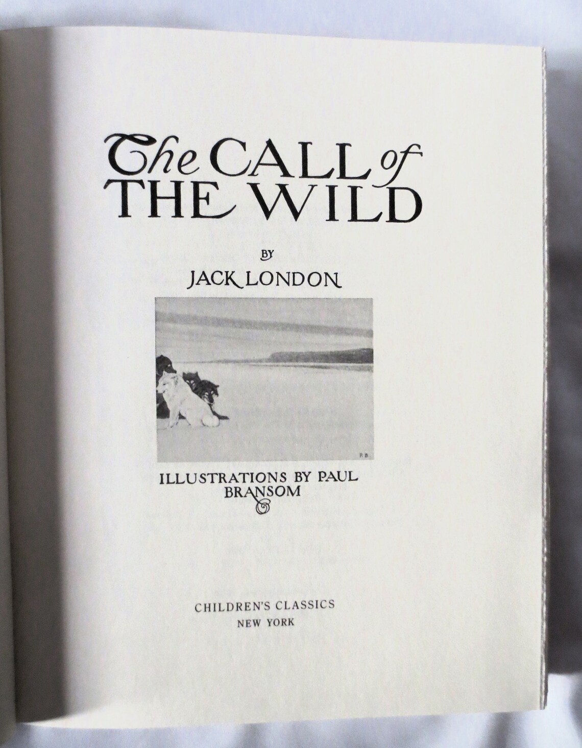 1991 the CALL of the WILD by Jack LONDON Illustrations Gilded Leather ...