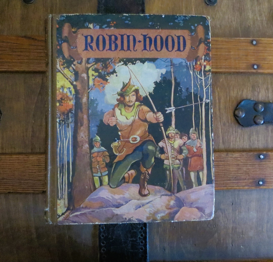 ROBIN HOOD BOOK Henry Gilbert Goldsmith Publishing Co, Ohio Black ...