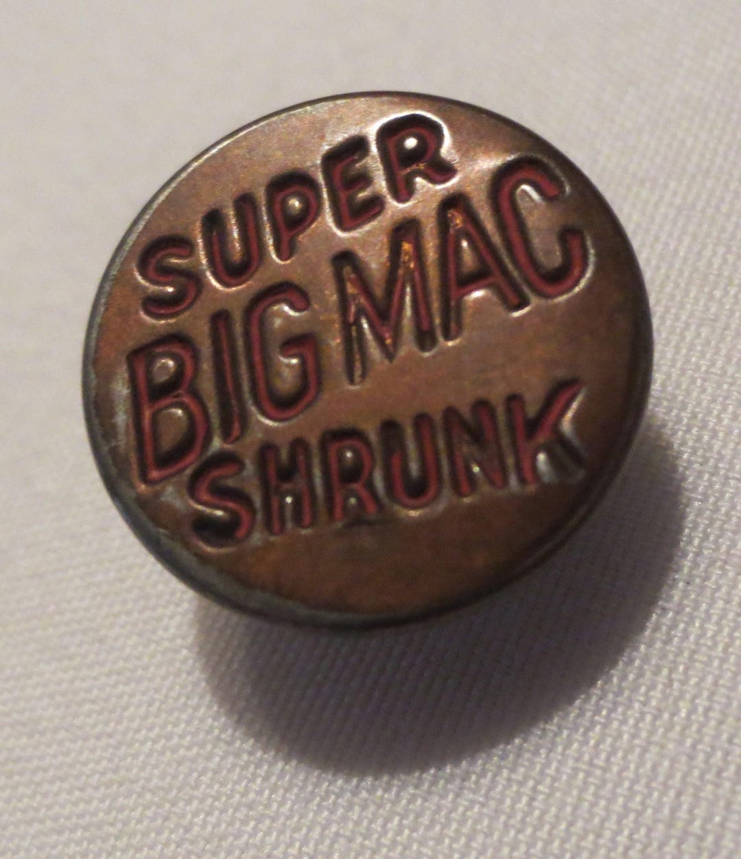 BIG MAC BUTTON Stud - Pre-1930s Super Shrunk Work Overalls Advertising ...