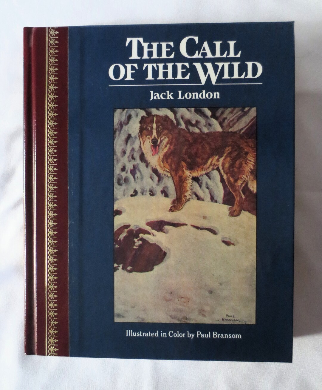 1991 the CALL of the WILD by Jack LONDON Illustrations Gilded Leather ...