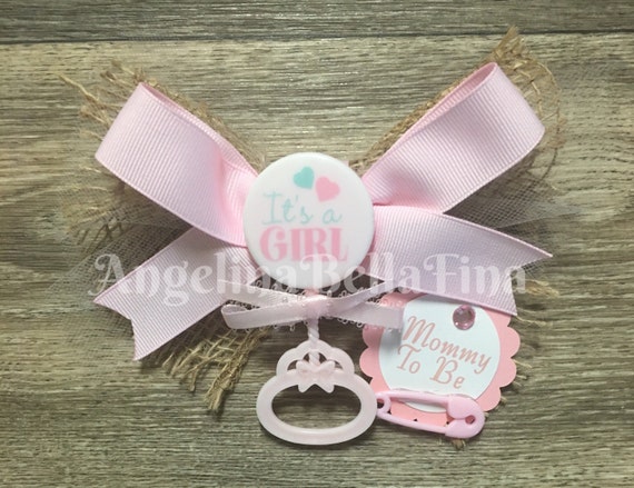 New Baby Girl Mommy to Be Pin | Etsy