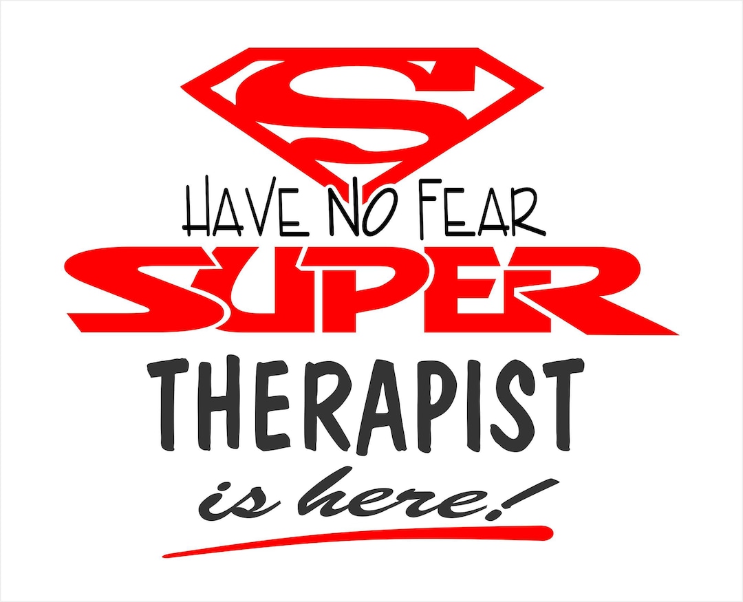 SVG Super Therapist DXF PNG Cricut Cut Files, I - Etsy