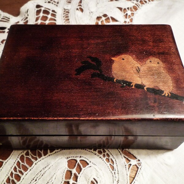 Hand Painted Box - Etsy